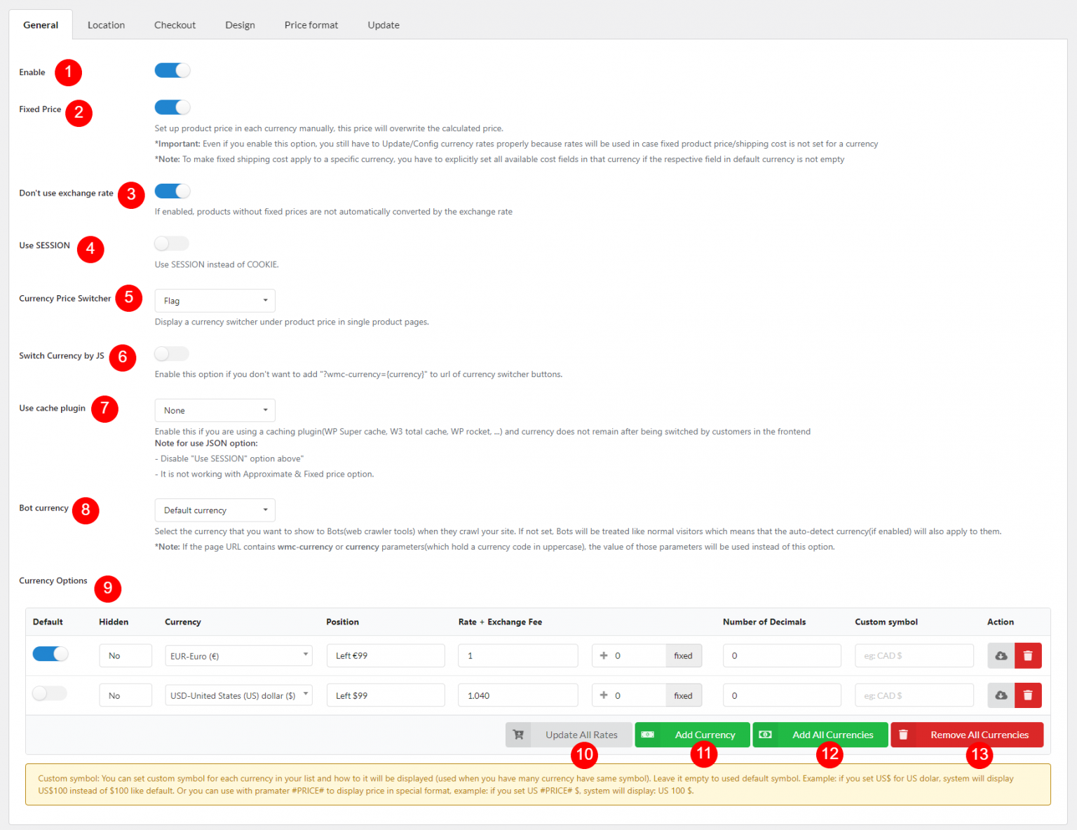Woocommerce Multi Currency Villatheme Documentation