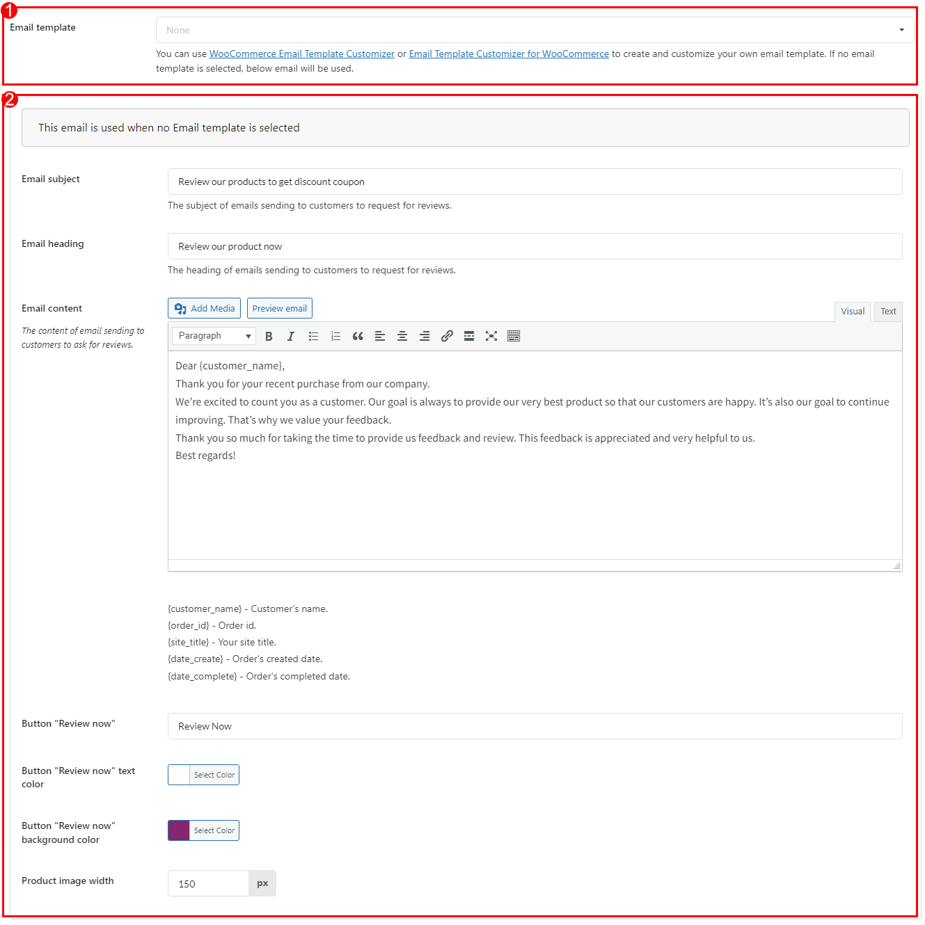 Review Reminder Email – VillaTheme Documentation