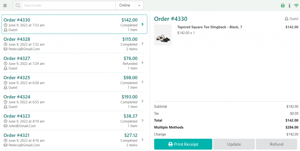 B. Order Management on POS Page – VillaTheme Documentation