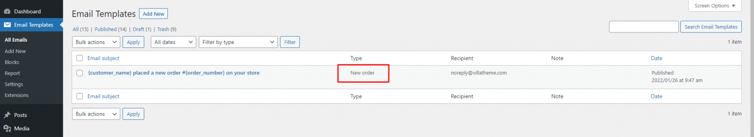 Woocommerce Email Template Customizer Villatheme Documentation